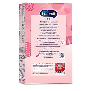 Enfamil A.R. Infant Formula, Reduces Reflux & Frequent Spit-Up, Expert Recommended DHA for Brain Development, Probiotics to Support Digestive & Immune Health, Powder Refill, 121.6 Oz