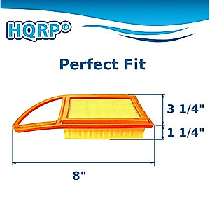 HQRP Filter Compatible with Stihl 4282-141-0300, 4282-141-0300B, 4282 141 0300, 4282 011 1642 fits BR500, BR550, BR600, BR 700 Petrol Backpack Leaf Blowers