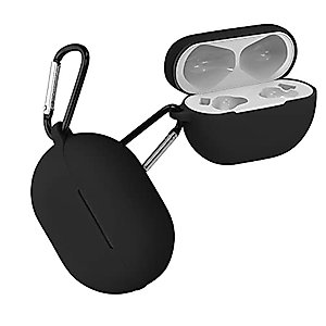 kwmobile Silicone Case Compatible with Huawei FreeBuds Pro - Case Protective Cover for Headphones - Black