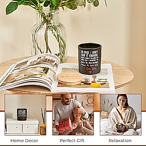 Vanilla & Lavender Scented Soy Candle - 10oz - Wooden Base & Gift Box Included - Ideal Gift for Anniversary - Birthday Gifts for Her or Him