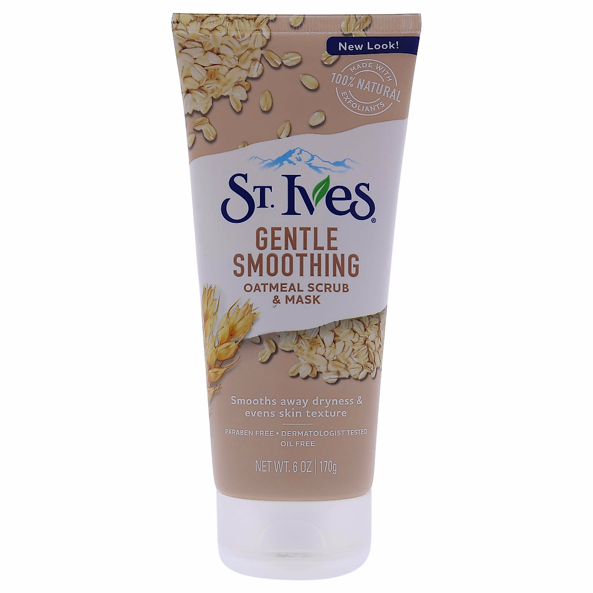 St. Ives Gentle Smoothing Face Scrub and Mask Oatmeal, ONE , 6 oz