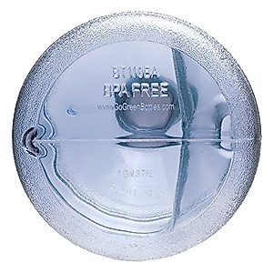 For Your Water 1 Gallon 3.7 Liter BPA Free Plastic Reusable Sport Water Bottle Container Jug with Handle and with 48MM Screw Cap 6.5" x 11. 5" - Blue