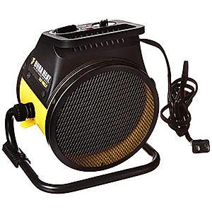 Dura Heat EUH1465 Electric Forced Air Heater with Pivoting Base 5,120 BTU, Yellow