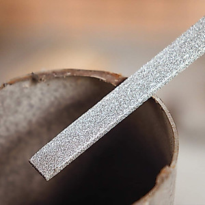 KALIM 2 Sets Carbon Steel File and Diamond File(Total 12pcs), Suitable for Metal, Wood, Jewelry, Model, DIY and Nearly All Uses, Packed in A Carry Bag.