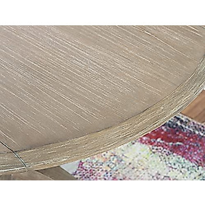 Linon Home Décor Mauro Antuque Rustic Brown Drop Leaf Dining Table