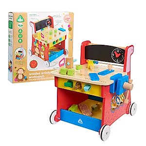 Early Learning Centre Wooden Activity Train Developmental Table, Kids Toys for Ages 12 Month, Amazon Exclusive