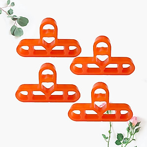 3/8 inch Red Orange Color 100pcs 10mm Bricklaying Spacer Tile Spacer Masonry Paving Spacer Mortar Brick Jointing Spacer Window Spacer Bathroom Tile Spacer Grout Line Spacer
