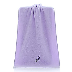 YUNDODO Hand Towels Set of 2 100% Cotton Ultra Soft 14 x 30 Inches