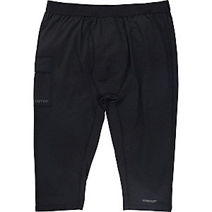 Burton Men's Standard Midweight X Base Layer 3/4 Boot Pants, Black, Medium