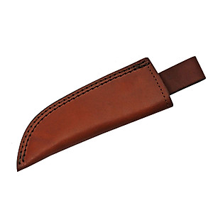 Szco Supplies Inc 9" Hand Forged Carbon Steel Mosaic Pin Wood Handle Hunting Knife, Brown (Model: HS-4424)