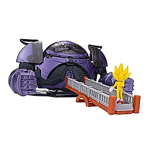 Sonic the Hedgehog 2 Movie Giant Eggman with Super Sonic 2.5" Action Figure Battle Playset