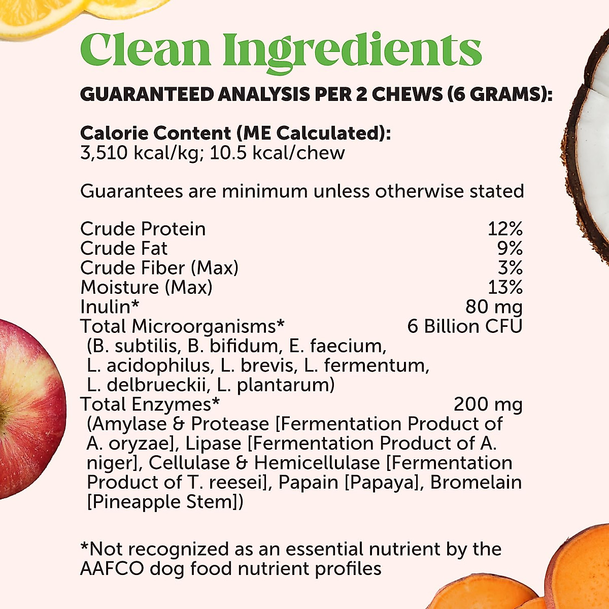 Pet Honesty Probiotics for Dogs - Digestive Enzymes Promotes Gut Health, Dog Probiotics for Diarrhea & Bowel Support, Immunity Health & Itch Relief, Prebiotics and Probiotics (Pumpkin 180 ct)