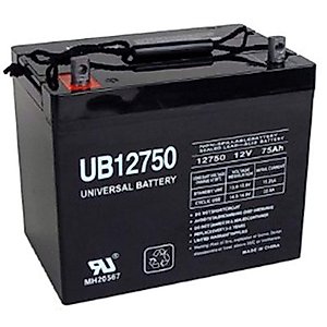 UPG ub12750 45821 12v 75ah GRP 24 Battery Scooter Wheelchair Mobility deep Cycle
