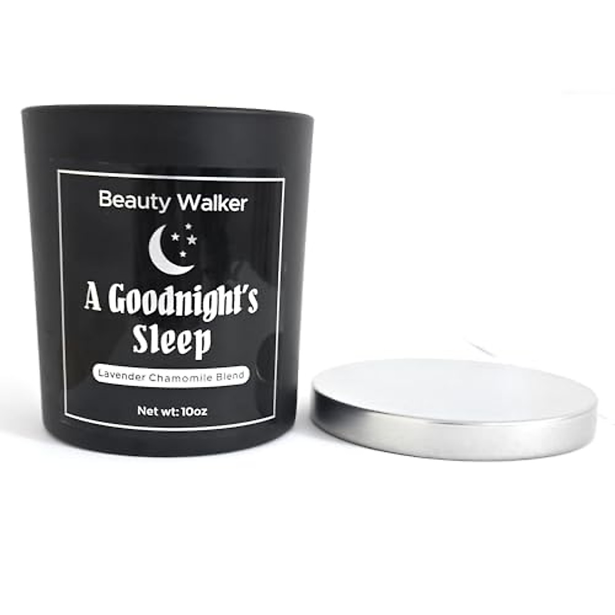 Beauty Walker A Goodnight's Sleep Candle - Lavender Chamomile 100% Natural Organic Soy Wax