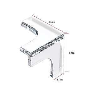 XSHEFUI Baby Safety Corner Guards, Corner Guards and Cushions for Tables, desks, Cribs (Large T 12)