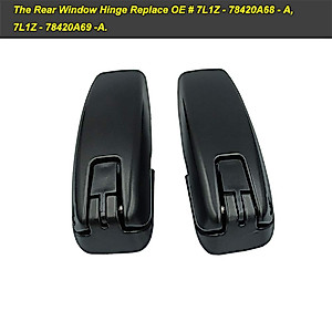 MOCW 7L1Z78420A69AA 7L1Z78420A68AA Liftgate Hinges Left and Right Rear Window Glass Hinge Compatible with 2003-2017 Ford Expedition, 2003-2017 Lincoln Navigator