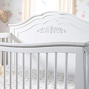 DaVinci Fiona 4-in-1 Convertible Crib in White, Greenguard Gold Certified