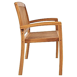 Tidyard 3 Seater Garden Bench Teak Wood Patio Porch Chair Wooden Outdoor Bench for Backyard, Balcony, Park, Lawn Furniture 62.6 x 22.6 x 35.4 Inches (W x D x H)