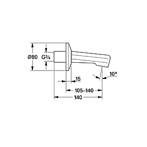 Grohe 13540000 Bath Spout