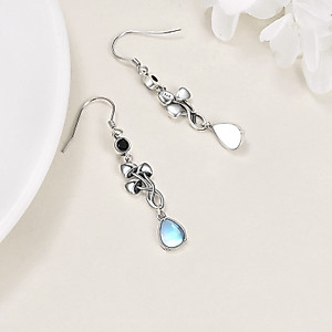 Mushroom Earrings Sterling Silver Mushroom Earrings Mushroom Jewelry Gifts for Women