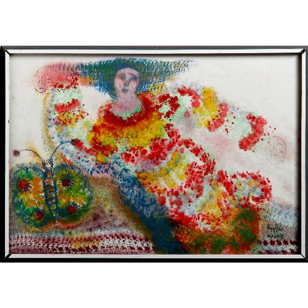 Woman with Butterfly