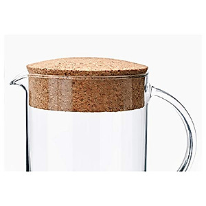 Ikea Pitcher With Lid, 8.66 x 7.09 x 4.72 inches, Clear Glass