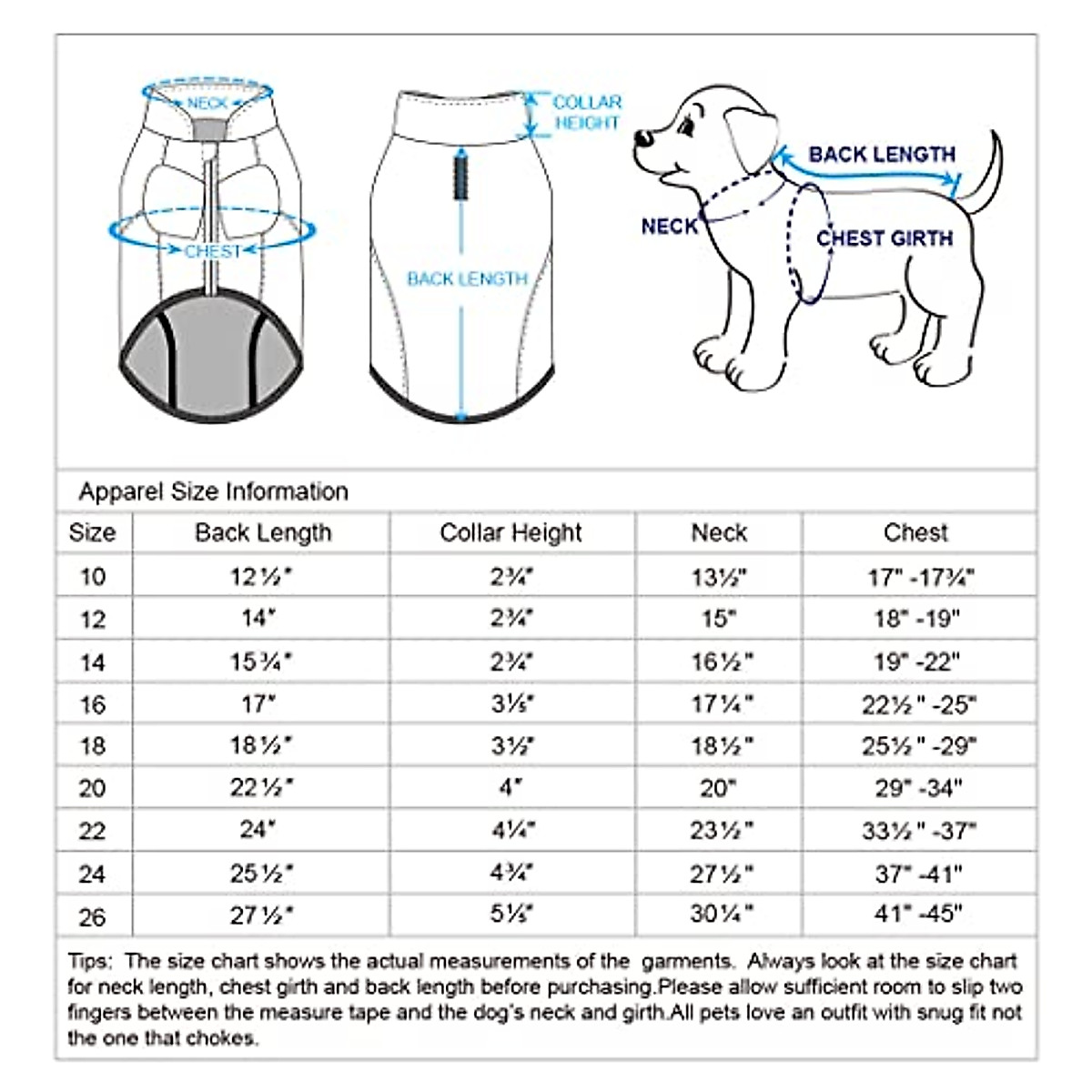 Blueberry Pet Windproof Waterproof Reflective Softshell Dog Jacket, Neon Yellow, Back Length 12.5", Size 10, Warm & Lightweight Winter Outdoor Windbreaker Coats Raincoats for Dogs