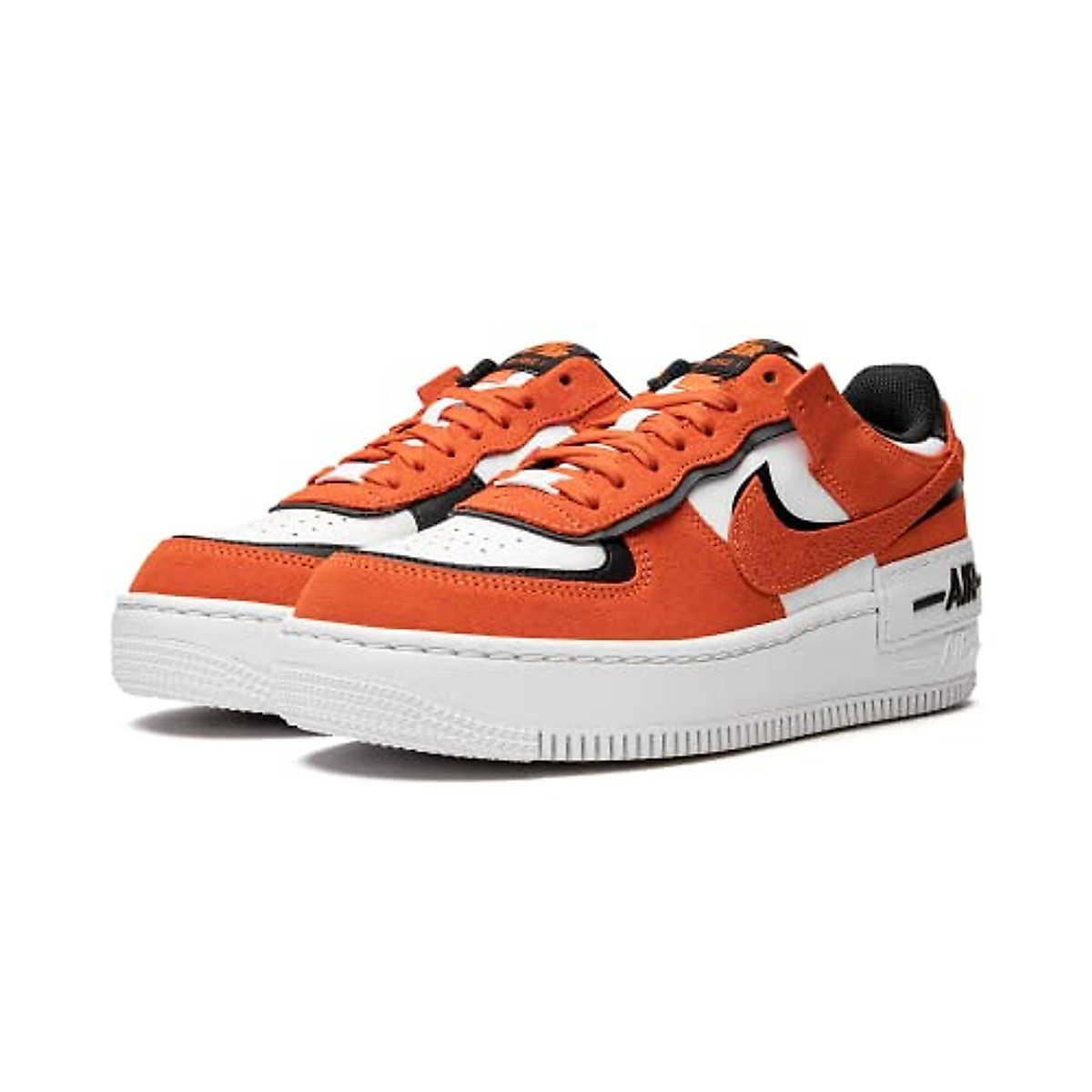 Nike Women's Lowtop Basketball Shoe, Rush Orange/Black-guava Ice, 8