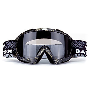 Zsling OTG Ski Goggles - UV Protection Anti Fog Ski/Snowboard Goggles for Men Women Youth Clear Snow Goggles, Dirt Bike,Motocross,UTV MX Offroad Racing goggles