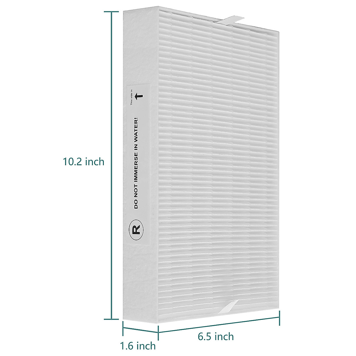 Basum True HEPA Replacement Filter R HRF-R2, for Honeywell HPA300, HPA200, HPA100 & HPA090 Series,Part No HRF-R3, HRF-R2 & HRF-R1, 2 Pack
