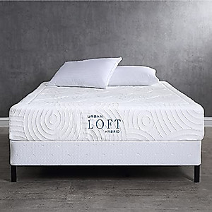 Classic Brands Hercules Compact Heavy-Duty Metal Bed Frame | Adjustable Width Fits Queen, King, and Cal King Mattresses, Black