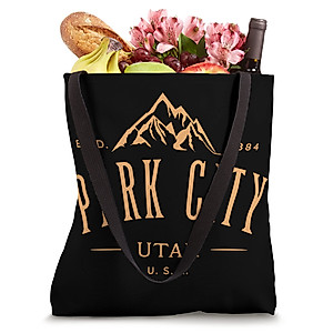 Park City Utah Awesome Mountain Design Souvenir Tote Bag