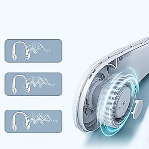 Portable Fan Hand Free Neck Fan 3 Speeds 360 Degree Adjustment Head