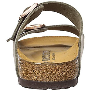 Birkenstock Unisex Arizona Stone Birkibuc Sandals - 39 M EU