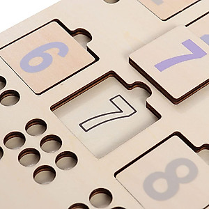 Kghios Peg Number Board for Toddlers,Montessori Math Materials Toys for Toddlers,Baby Counting Teaching Toy, Preschool Materials for 3 4 5 Year Old Boys & Girls Learning & Educational Toys