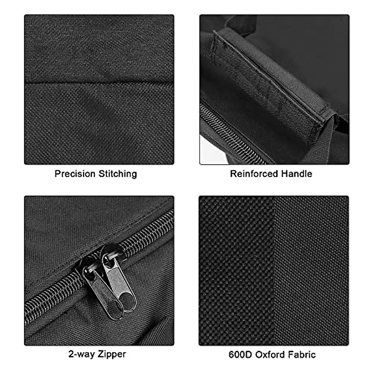 QuliMetal Carry Bag for Camp Chef 2 Burner Stoves, Heavy Duty Carry Case for Camp Chef Two Burner Briddle, 600D, UV Resistant