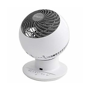 IRIS Woozoo Globe Multi-Directional 5-Speed Oscillating Fan [2024 Model], Small, White