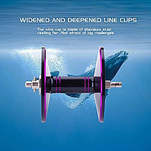 Baitcasting Reel 22lbs Baitcast Fishing Reels 7.2:1 BalanZze 18+1BB High Speed Casting Reel Left & Right Hand Saltwater Freshwater Max Drag Baitcaster Reel (Right, Colorful)