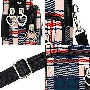 DOB SECHS Crossbody Wallet,Crossbody Bags for Women,phone purse,Shoulder Strap Wallet Pouch, for Women Mini Crossbody Sports Cell Phone Purse-Black