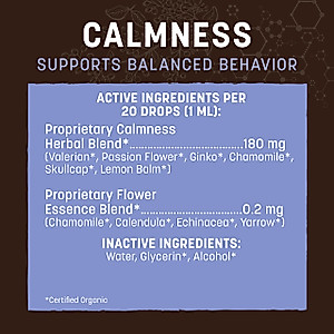 Earth Animal Herbal Remedies | Calmness | 2 fl oz