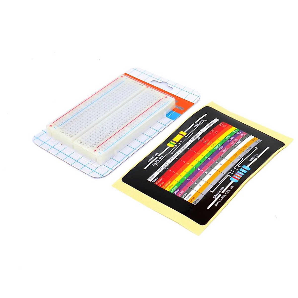 TOLAKO Electronic Starter Kit for Arduino Resistor Buzzer Breadboard LED Dupont Cable Resistor Capacitor