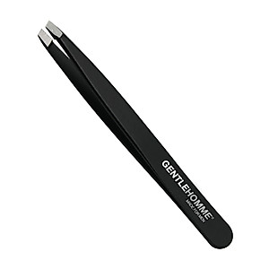 Gentlehomme Tweezer for Men's Eyebrows & Beard - Professional Stainless Steel - Precise for Facial Hair & Eyebrows