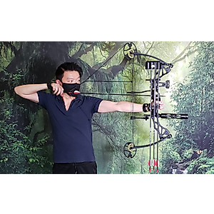 Southland Archery Supply Hunting Crossbow Light Weight Steel Body 4-Arrow Quick Release Quiver - Black