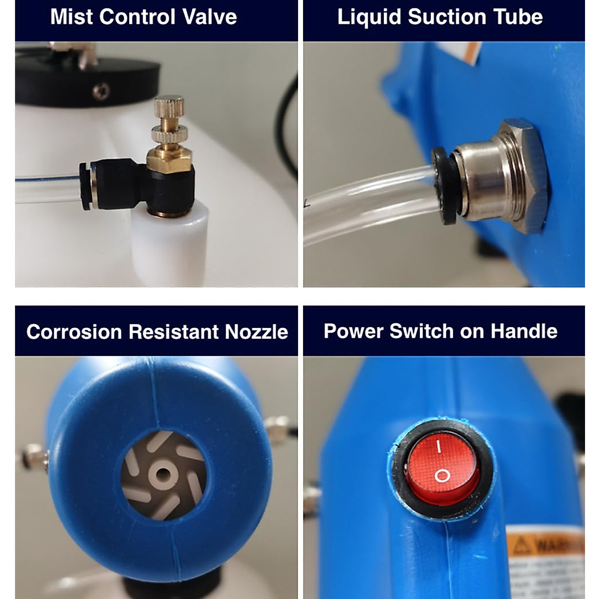 1.2 Gallon ULV Sprayer, Electric Mister, Environmental Atomizer Home Spray Indoor Outdoor Mist Maker for Office Restaurant Hotel Church School Theater Workshop Garden Yard (1pc)