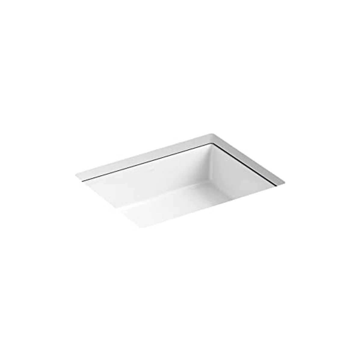 KOHLER K-2882-0 Verticyl Undermount Bathroom Sink, White