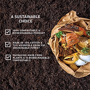 Nordhus Design Swedish Dishcloths for Kitchen, 10 Cloths, Made in Sweden - Reusable, Washable Cellulose Cotton Kitchen Cloths - Replace Paper Towels, Wipes, Sponges, Dish Rags