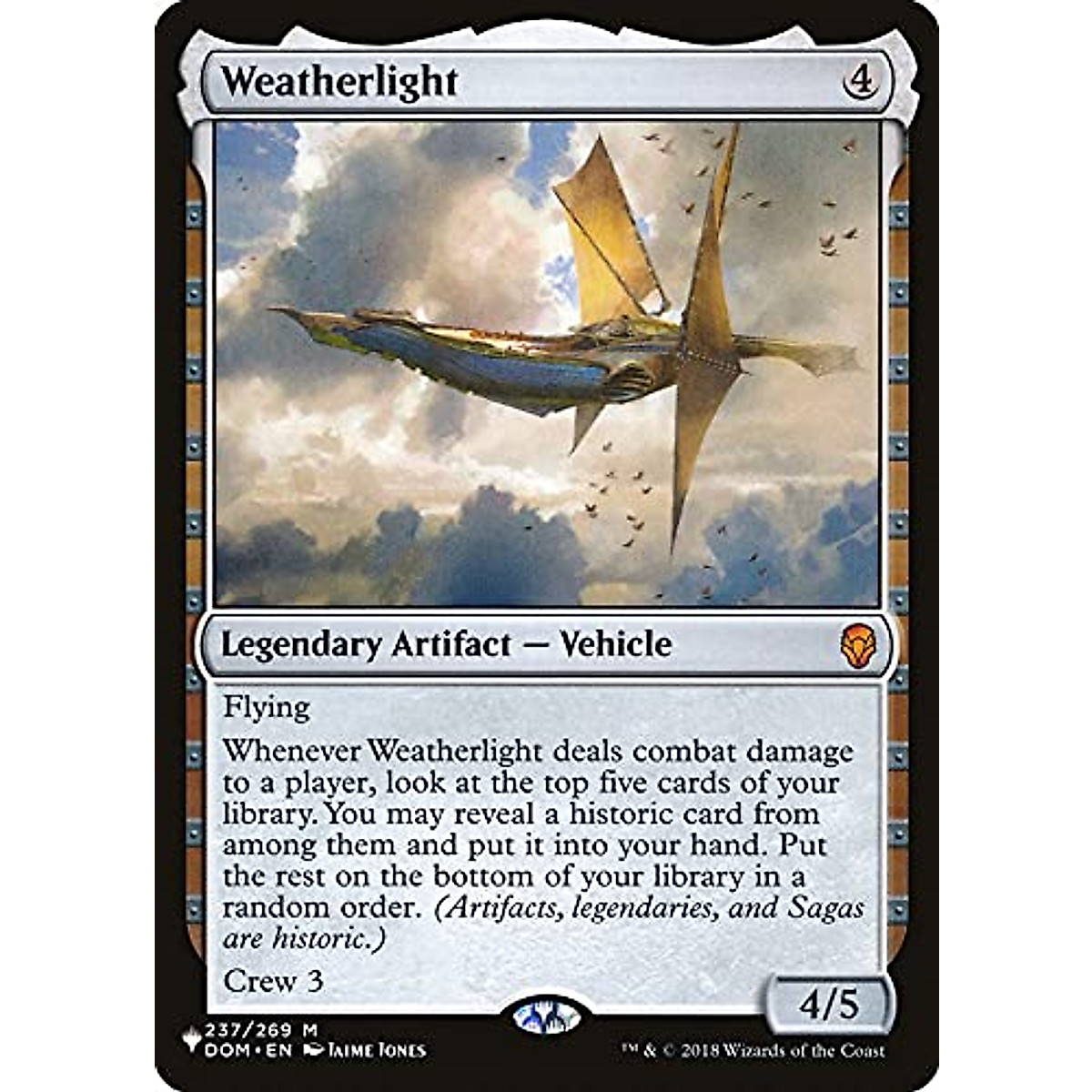 Magic The Gathering - Weatherlight - The List