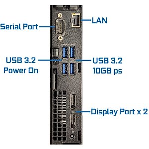 Dell OptiPlex 7000 Micro Desktop Computer, Intel i7-12700T, 64GB RAM, 2TB NVMe SSD, Wi-Fi 6E, Bluetooth, USB C, DisplayPort, HDMI - Windows 11 Pro