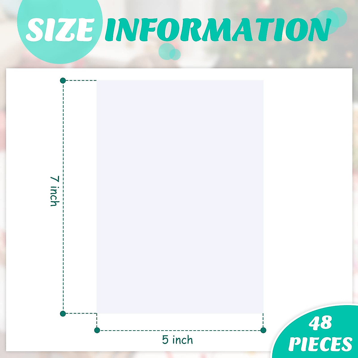 Lewtemi 48 Pcs Masking Paper Stamping Mask Paper Adhesive Stamp Masking Paper for Positioning Stamps Crafting Scrapbooking DIY Craft Designs Projects Card Making, 5 x 7 Inches