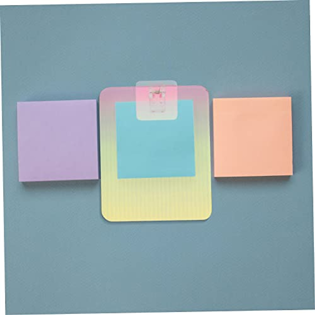 SEWACC 8 Pcs Plate Clamp Paper File Organizer Recording Clipboard Conference Recording Board Sketch Pad Plastic Acrylic Student Clipboard for Office Clipboards Exam Paper Clips